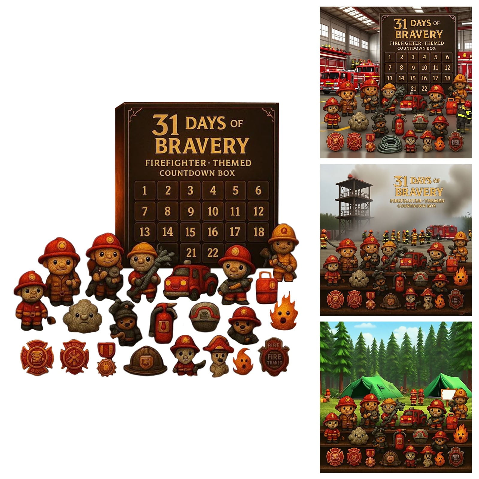 31 Day Advent Calendar Countdown Surprise Toy Set Educational Daily ...