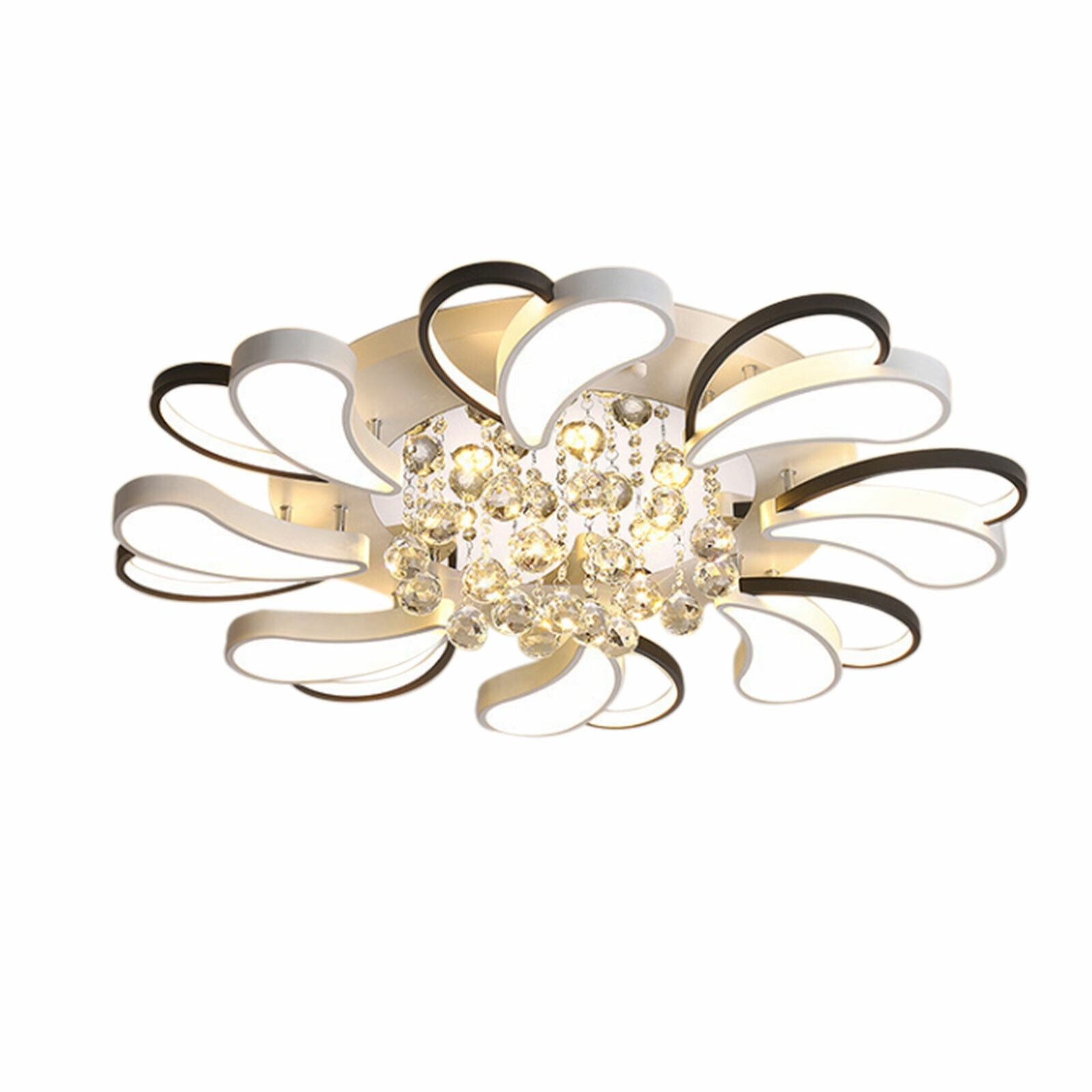 31" Diameter Flush Mount Ceiling Light Fixture with Remote Control ...