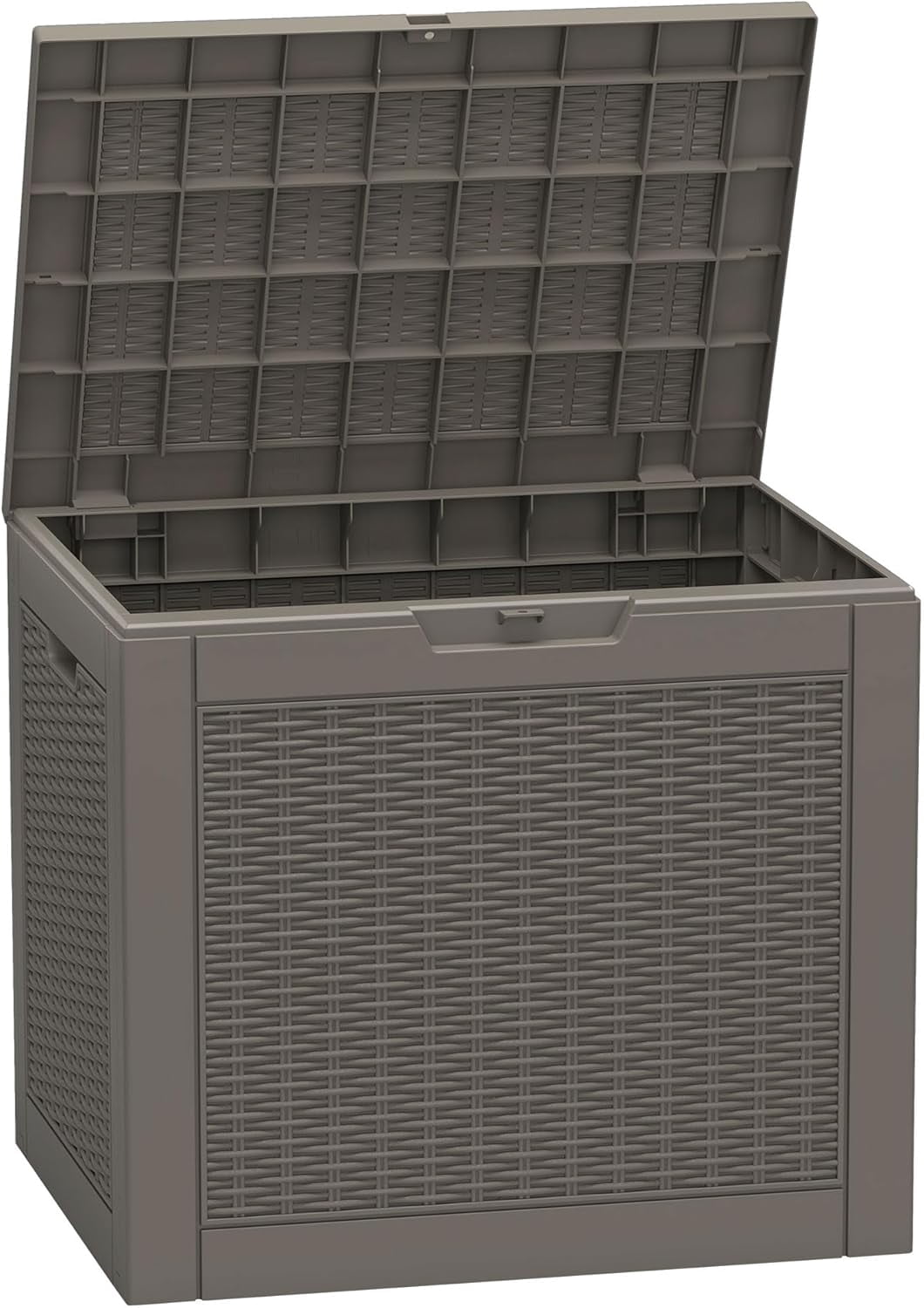 31 Gallon Outdoor Storage Box Waterproof, UV Resistant Resin Deck Boxes ...