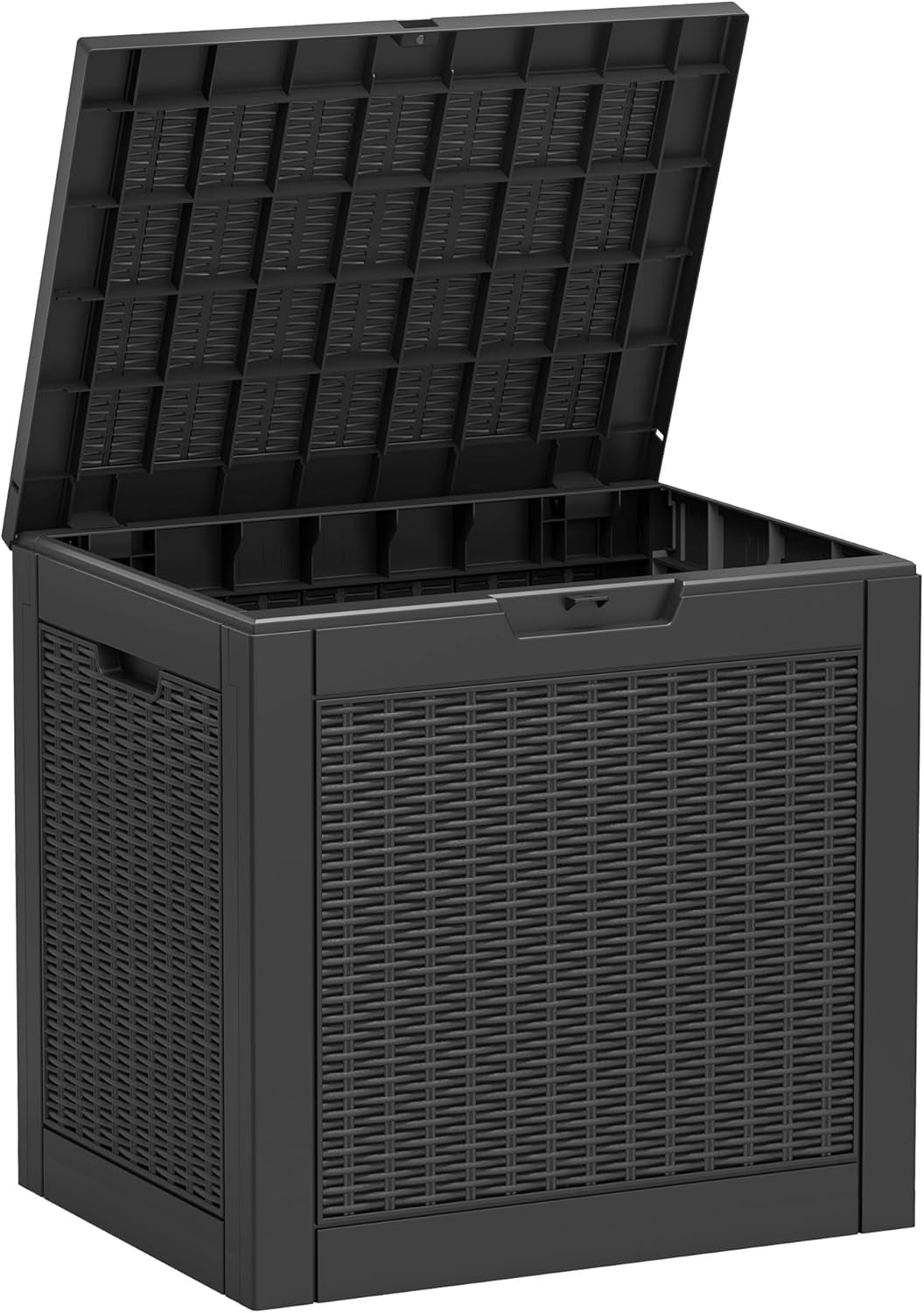 31 Gallon Resin Deck Boxes Waterproof, UV Resistant Outdoor Storage Box ...