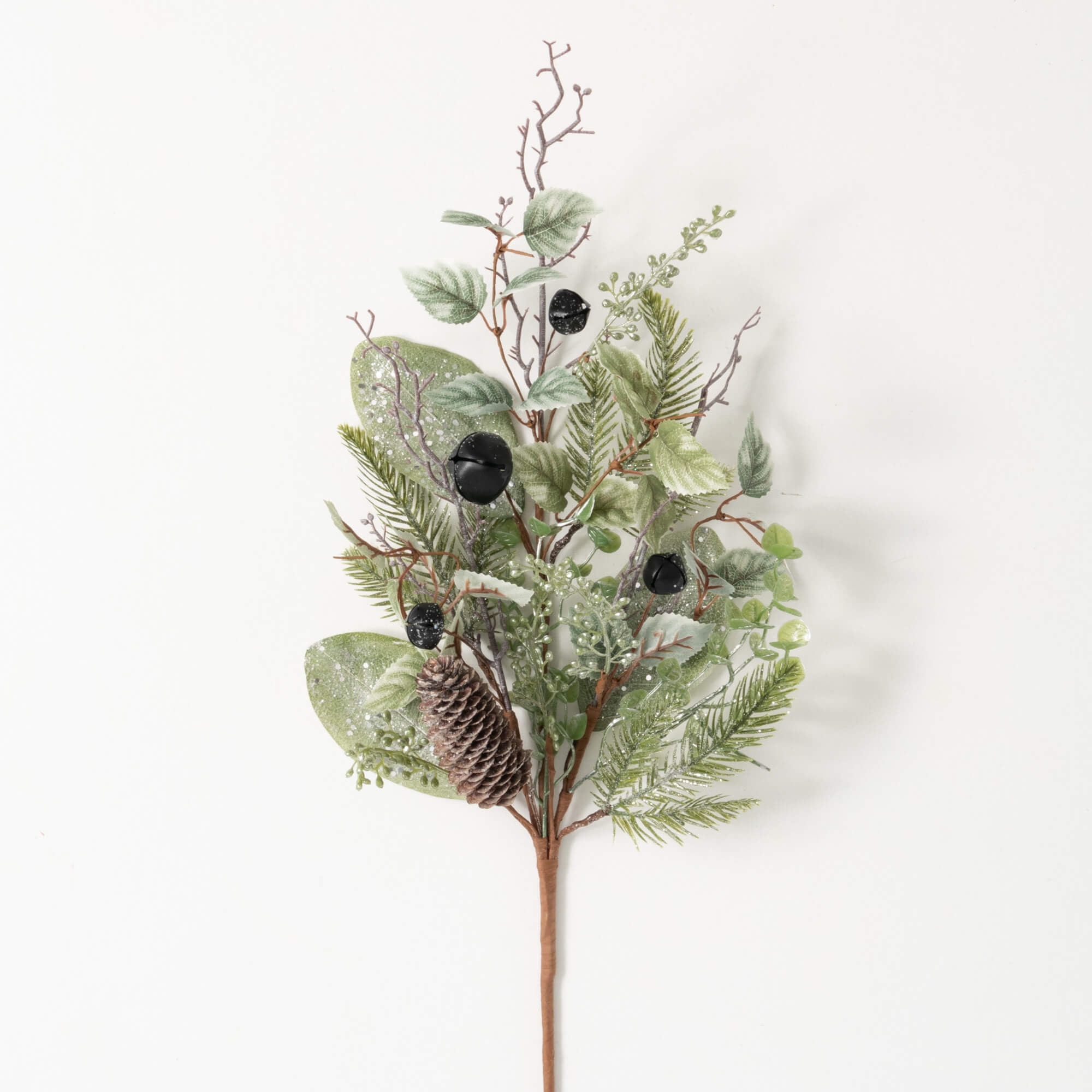 31"H Sullivans Berry And Bell Pine Spray, Green - Walmart.com