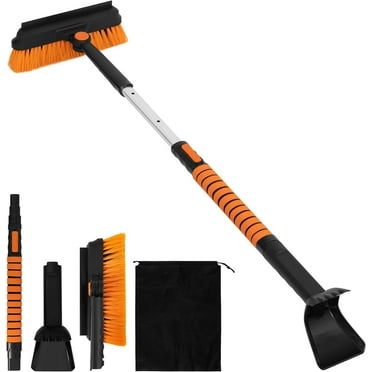 42'' Ice Scraper and Extendable Snow Brush Emergency Snow Shovel Snow ...
