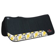 Free Shipping! Western Wool Felt Horse Saddle Pad W/ Cheetah Print Hair ...