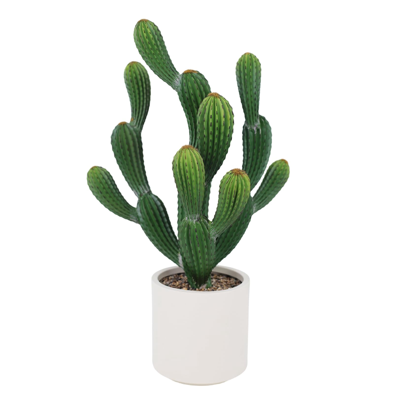 31 Inch Realistic Tall Artificial Cactus Plant Indoor, UV Resistant ...