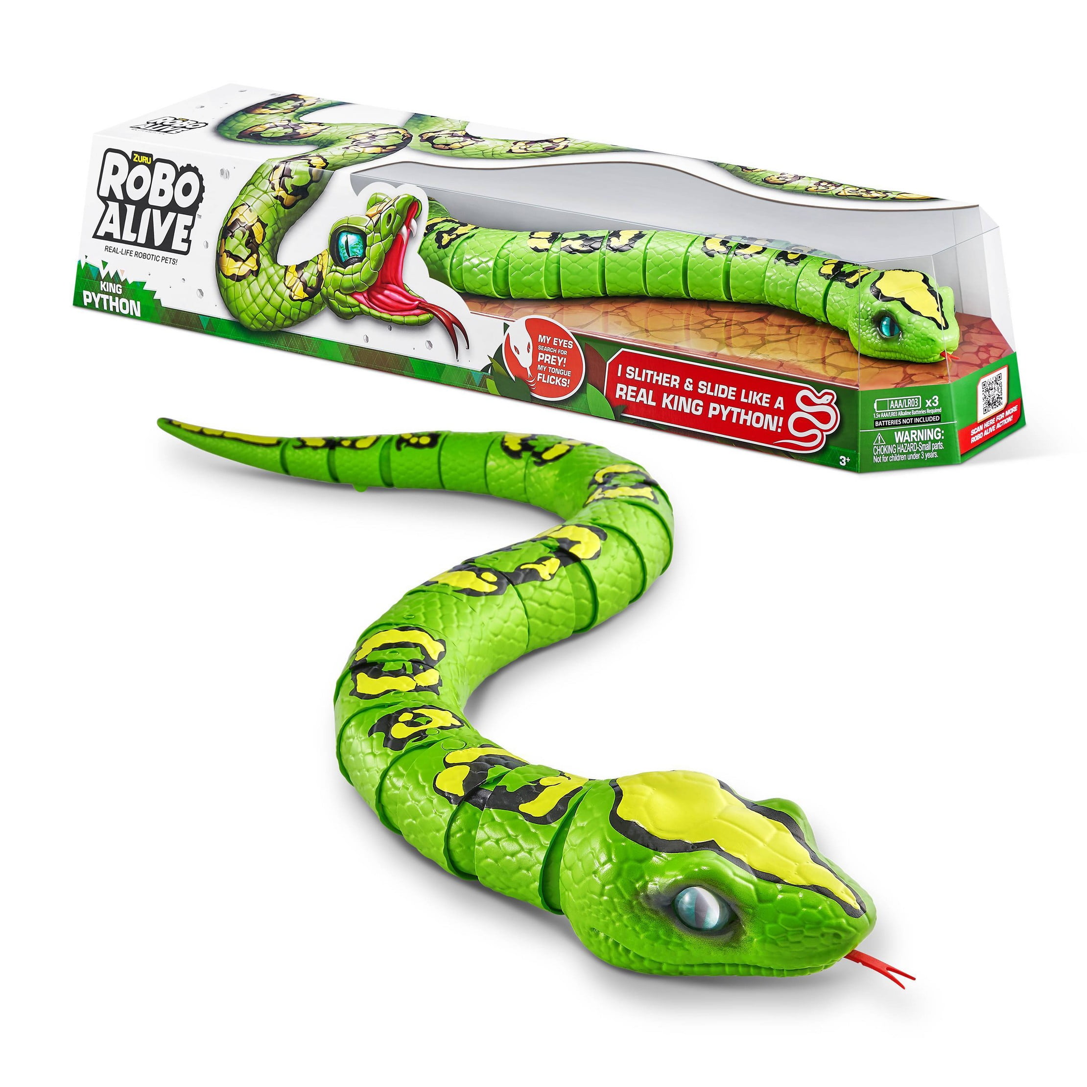 31" King Python Snake Robotic Toy by ZURU - Walmart.com