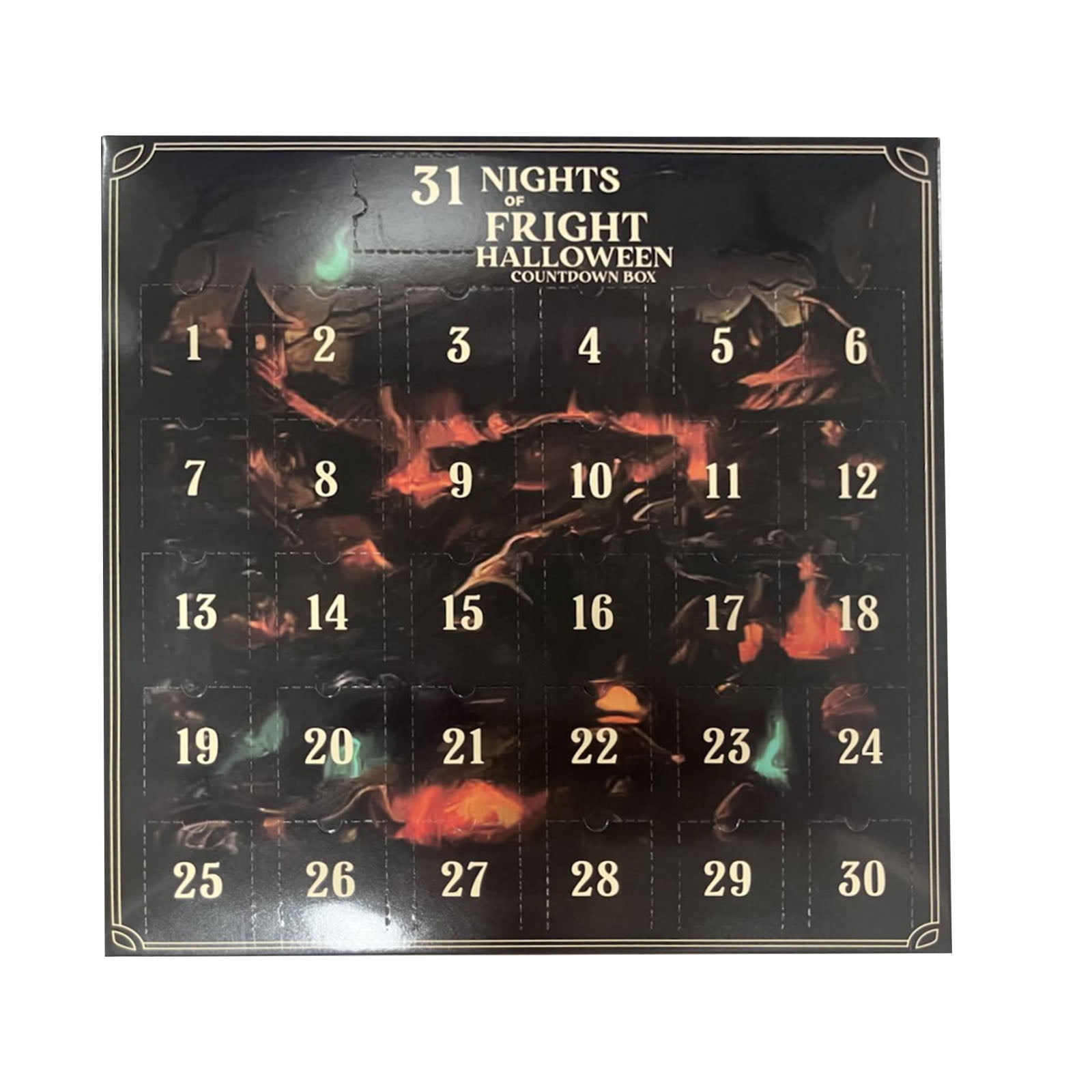 31 Nights Of Fright - Halloween Countdown Box with Figurines Horror ...