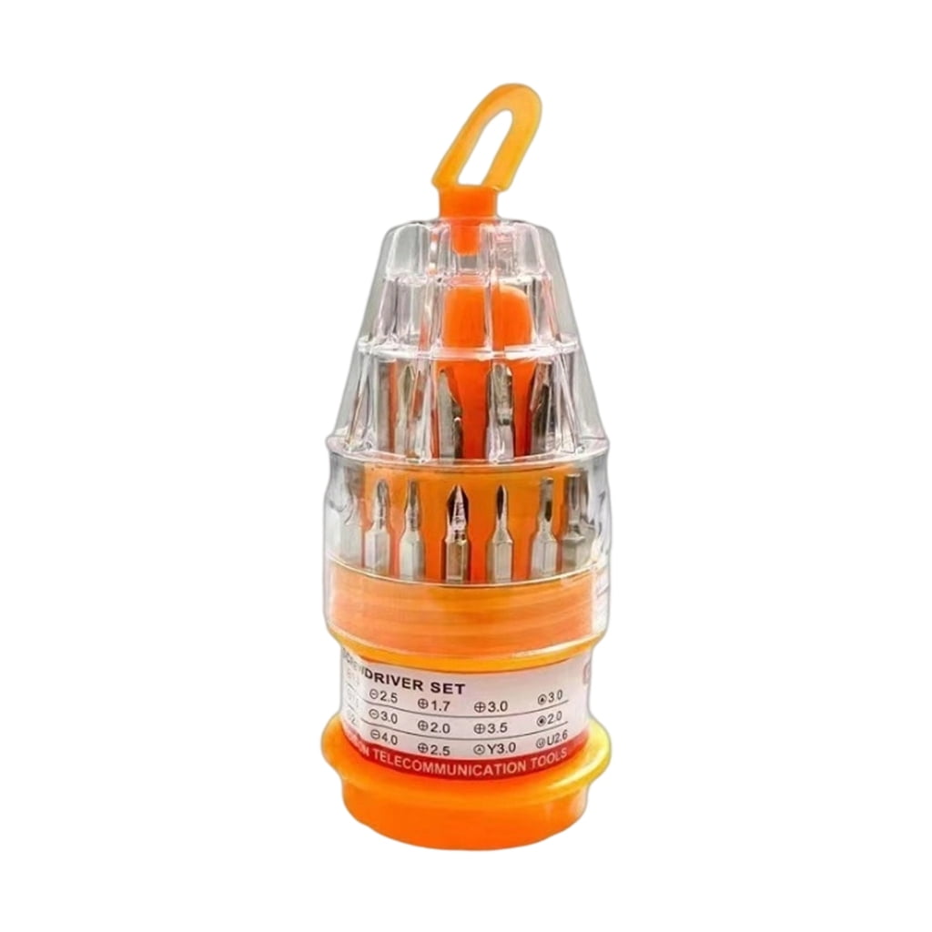 31 Part General Screwdriver Set Tall Quality Steel Divisions ...