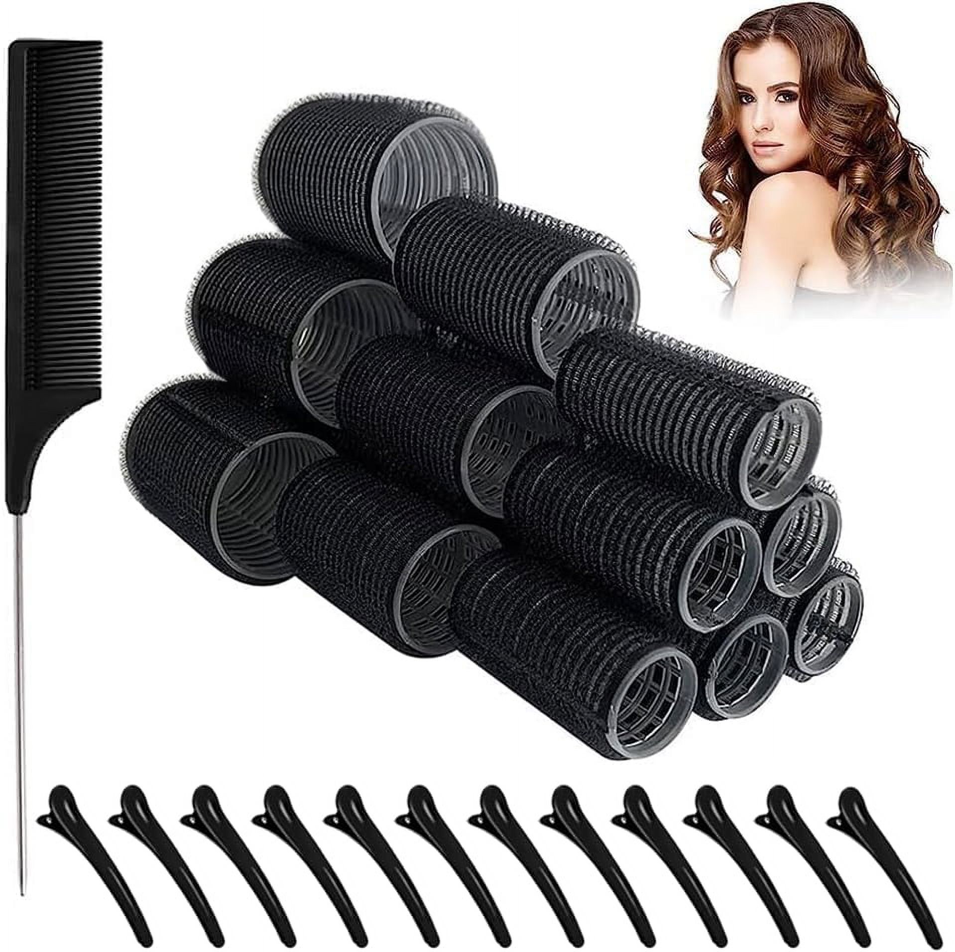 Ameliana 2 Pack Nylon Hair Styling Brush Rollers And Pins Hair Curlers ...