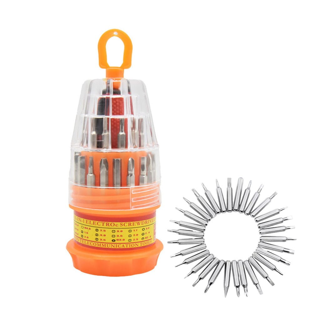 31 Pcs In 1 Precise Chrome Vanadium Diy Screwdriver Bit And Ratchet ...