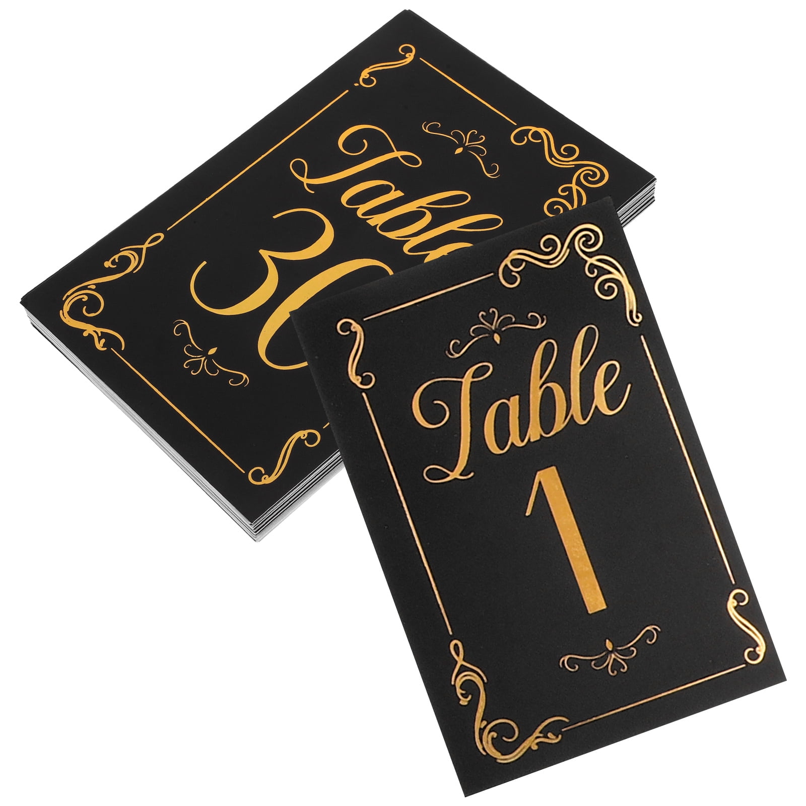 31 Pcs Wedding Table Labels Buisness Cards Table Numbers Card Table ...