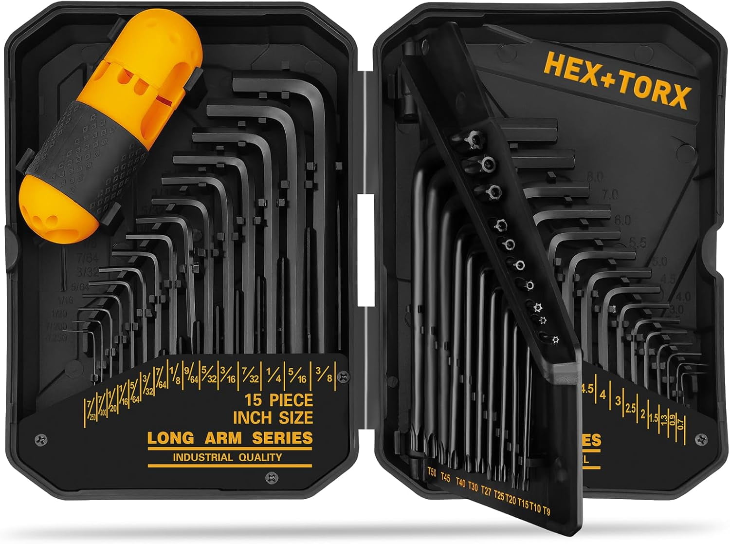 31-Piece Hex Key Set - Allen Wrench Set, SAE and Metric Allen Keys MM(0 ...