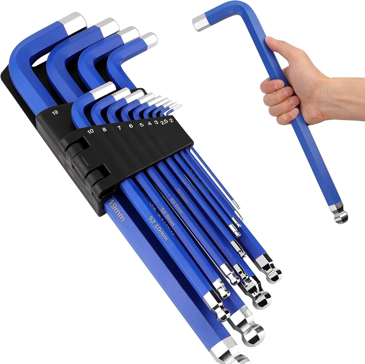 31-Piece Hex Key Set - Allen Wrench Set, SAE and Metric Allen Keys MM(0 ...