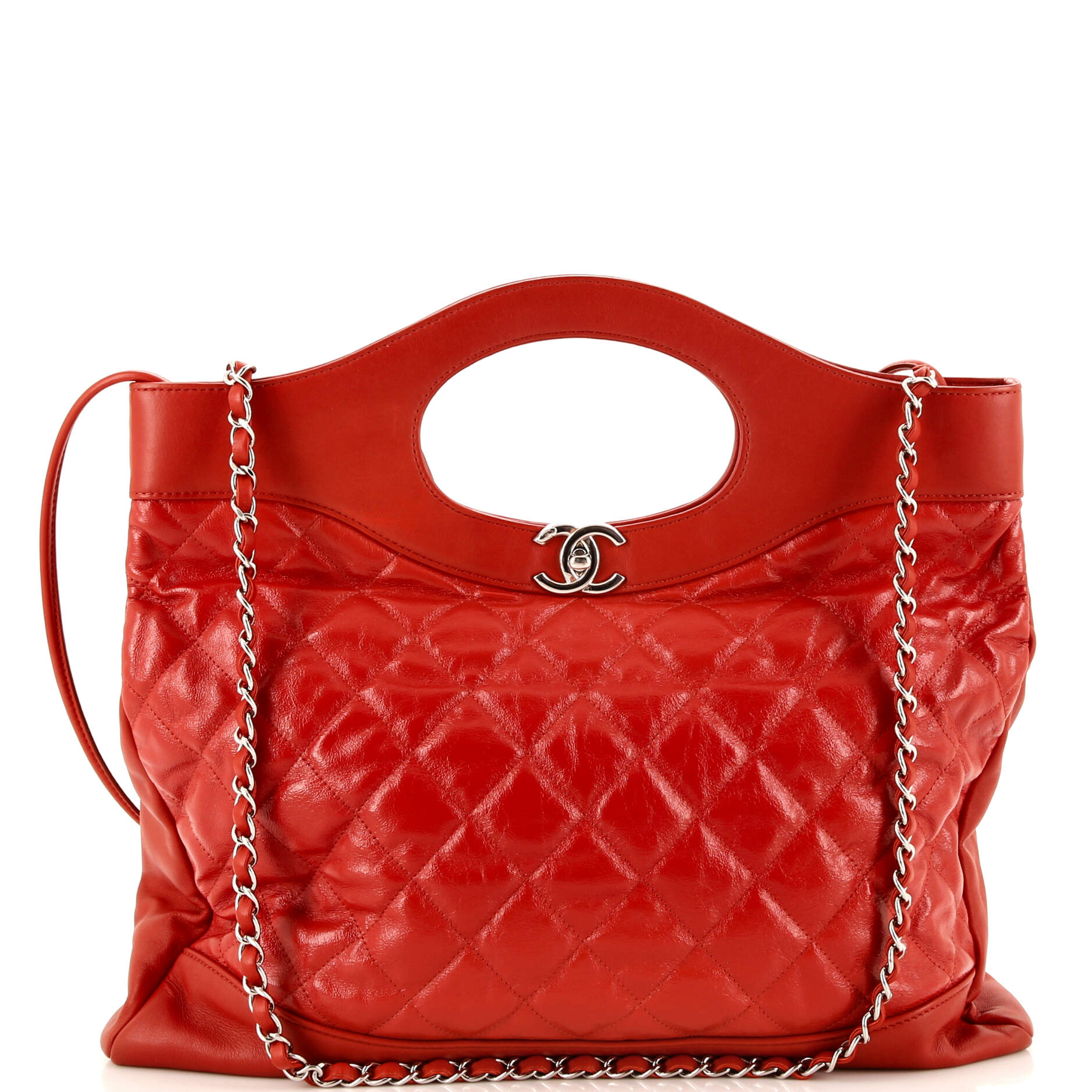 Pre-Owned 31 Shopping Bag Quilted Calfskin Large by Rebag - Walmart.com