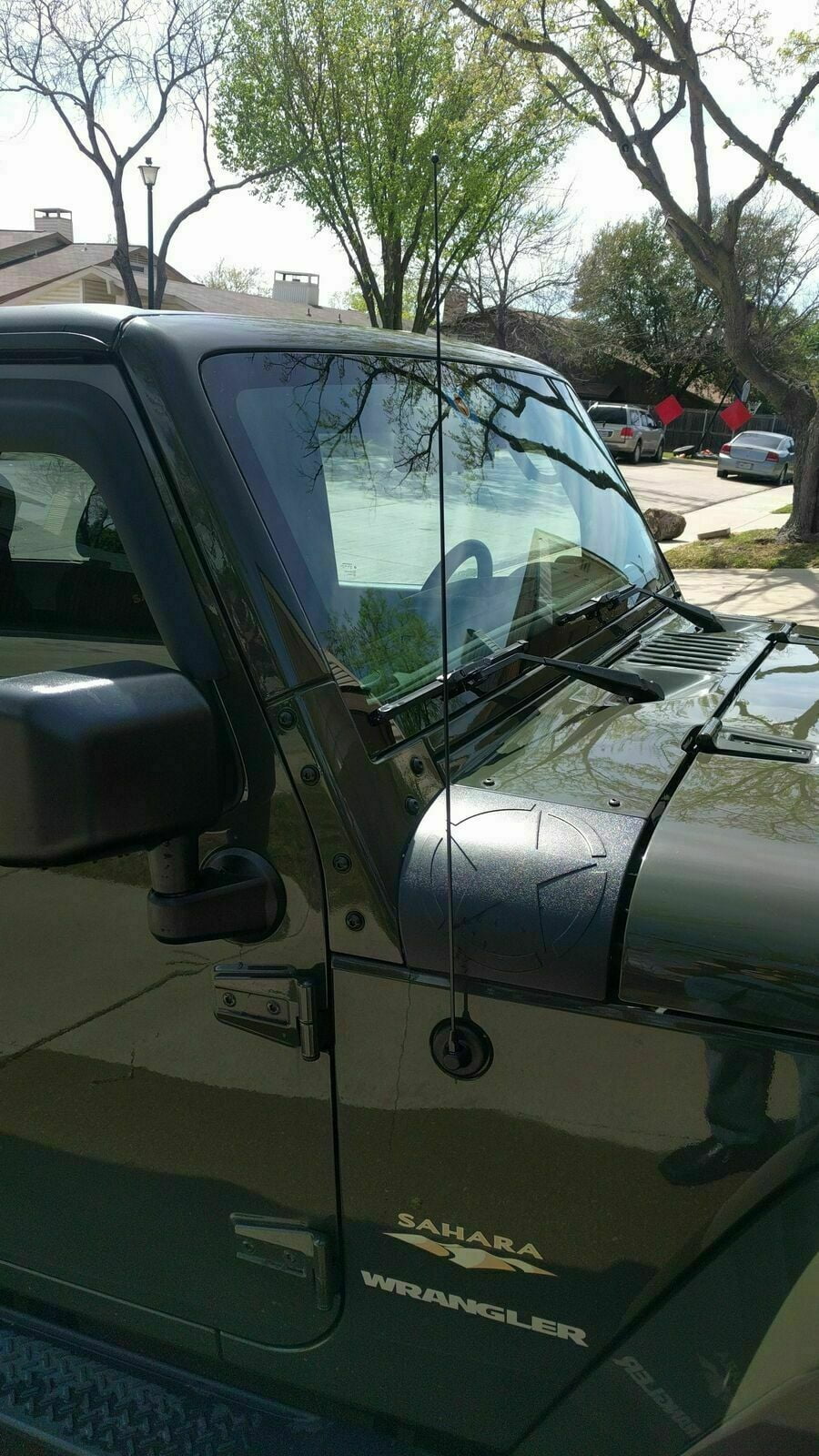 31″ Stainless Black Antenna MAST - FITS : Jeep Wrangler JK JL Gladiator ...