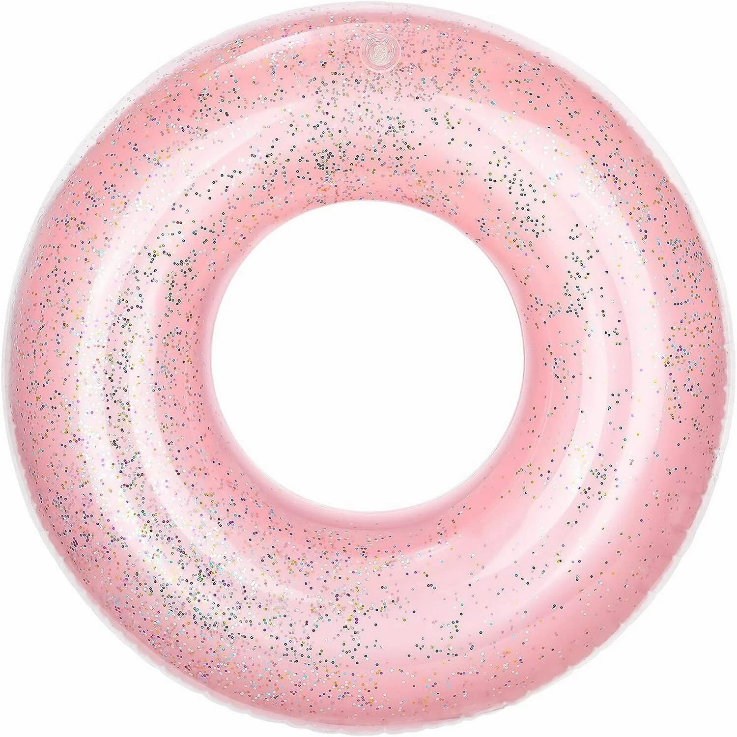 31''Swim Rings with Glitter, Inflatable Pool Float Toys for Summer ...