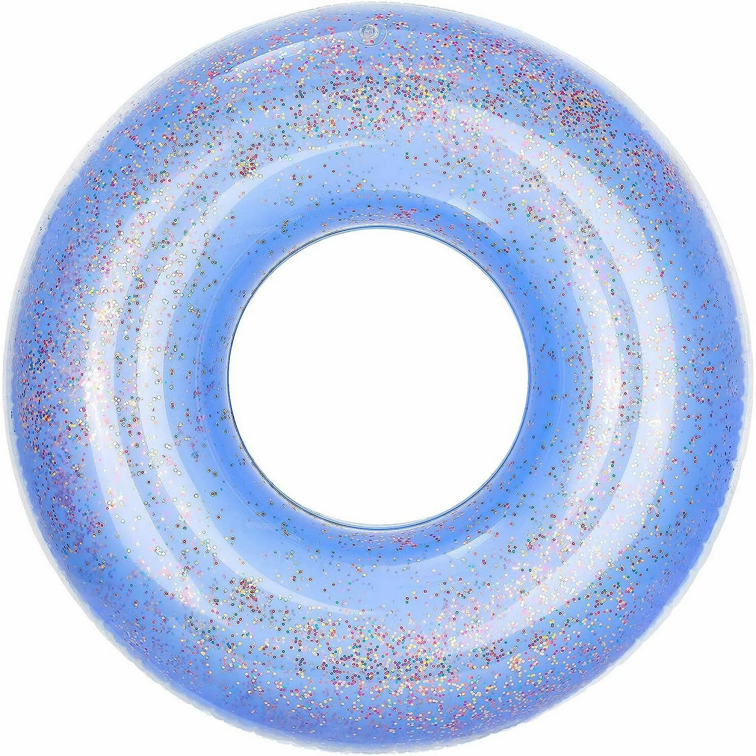 31''Swim Rings with Glitter, Inflatable Pool Float Toys for Summer ...