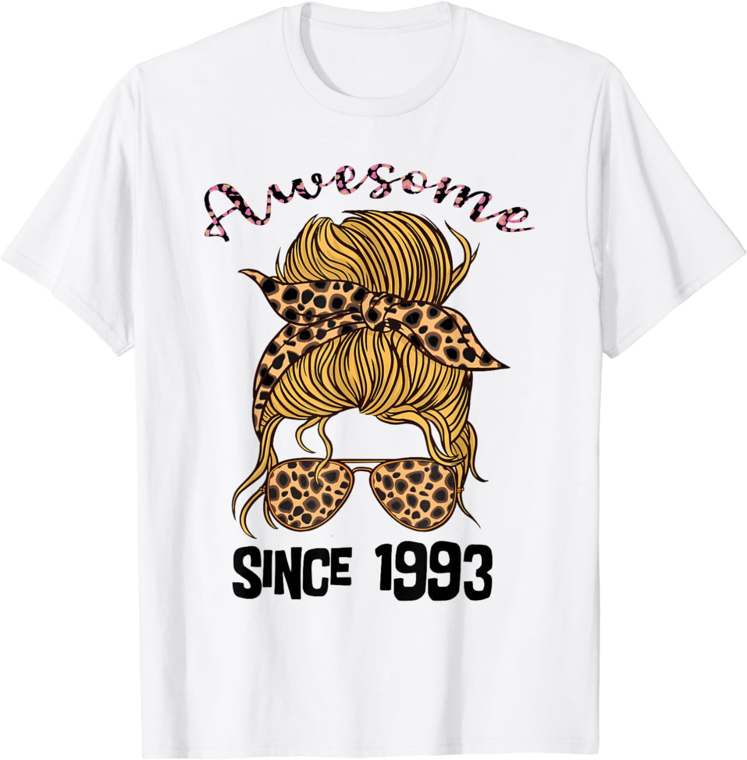 31 Year Old Awesome Since 1993 31th Birthday Woman and Girl T-Shirt ...