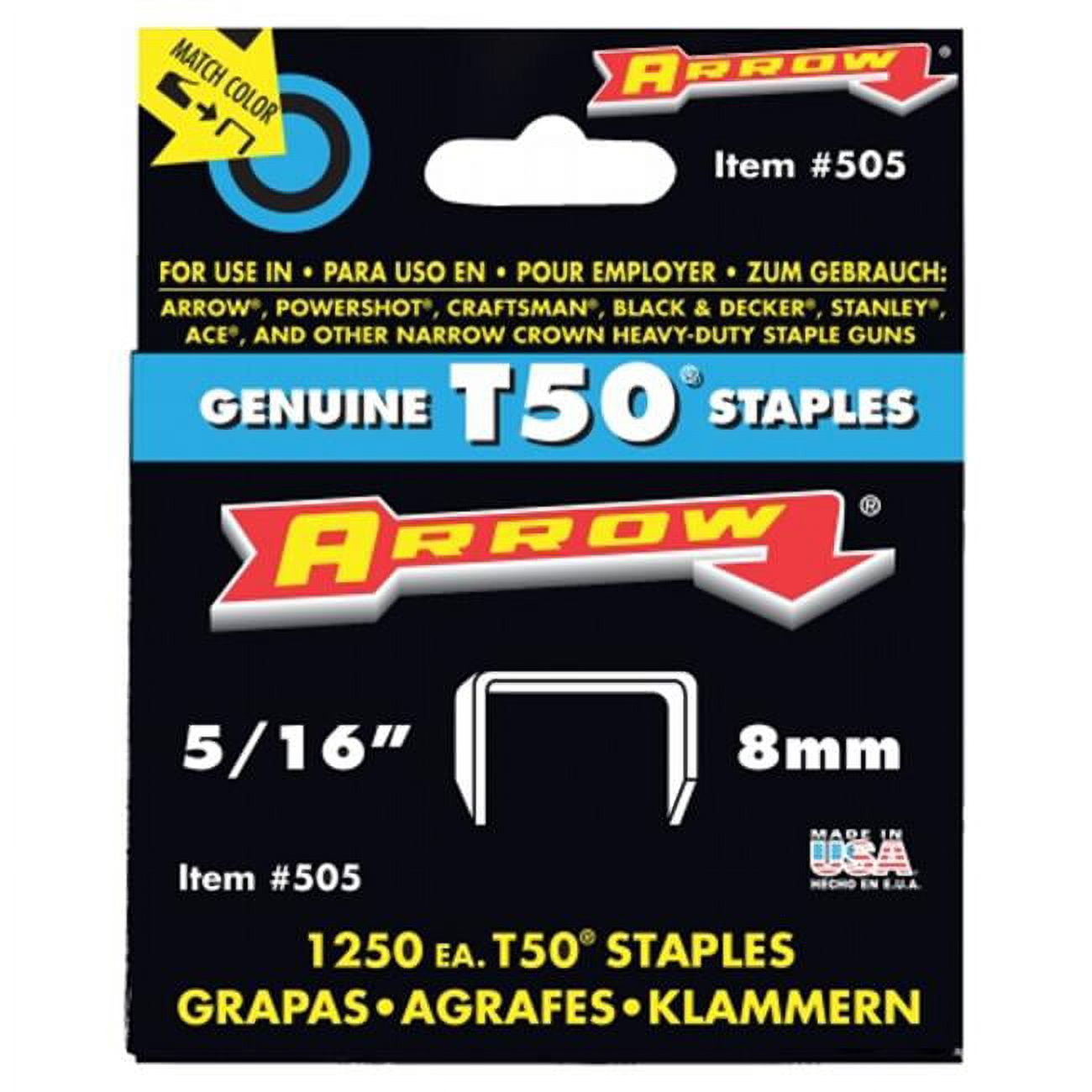 31 in. T50 Staples - Pack of 4 - Walmart.com