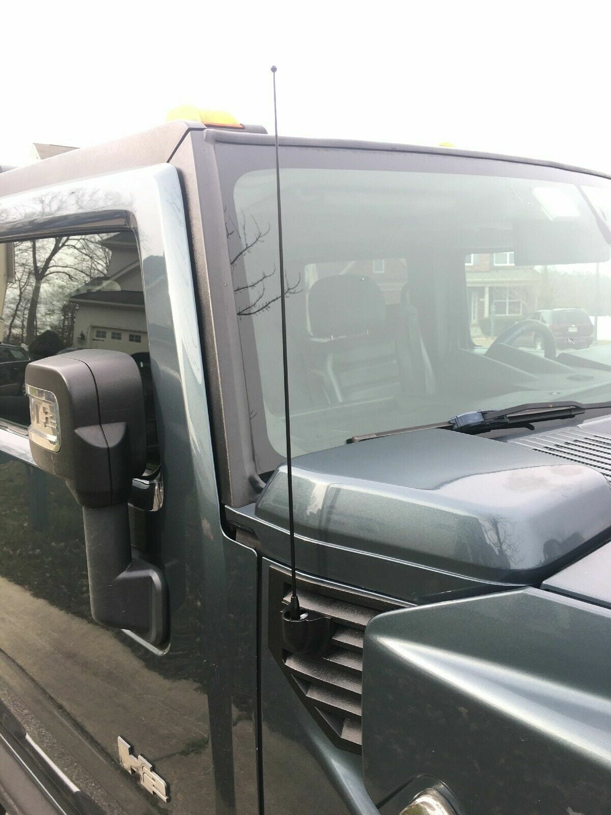 31" inch Black Stainless Antenna Mast Power Radio AM/FM for HUMMER H2 ...