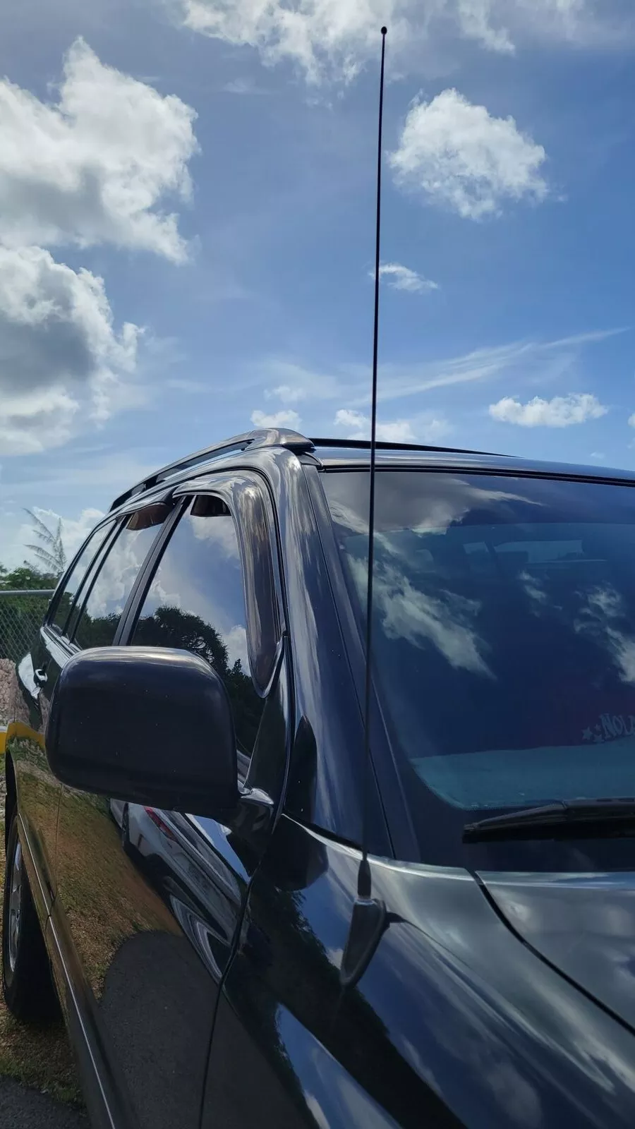 31" inch Black Stainless Antenna Mast Power Rod Radio AM/FM for TOYOTA ...