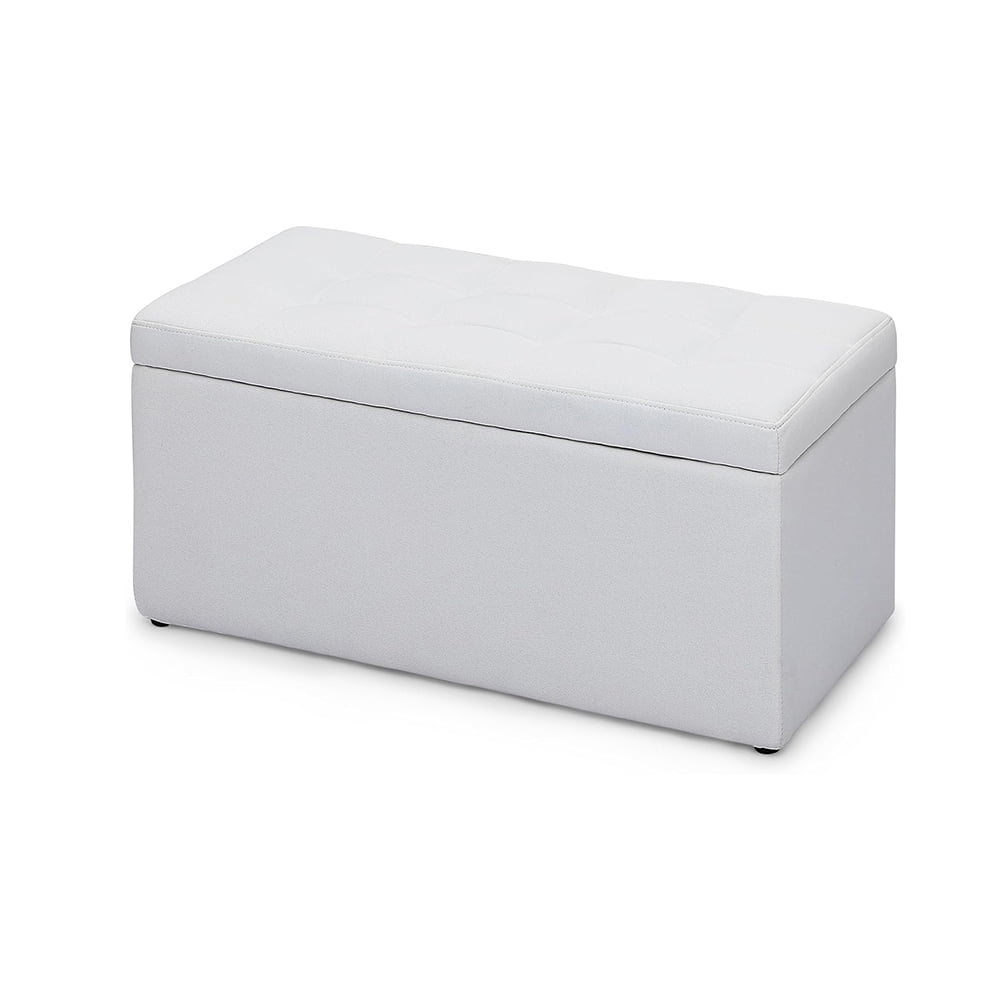Rectangular Storage Fabric Ottoman, Bench -Shoe Bench Living Room ...