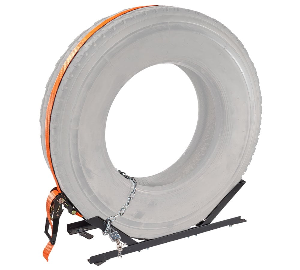 31"x12"x4" Semi-Truck Spare Tire Carrier - Heavy-duty Adjustable ...
