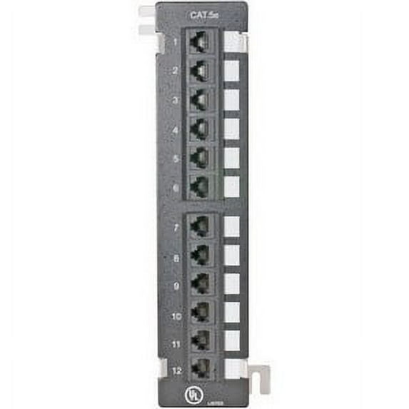 310-320 STEREN 12 PORT MINI CAT5 PATCH PANEL - Walmart.com