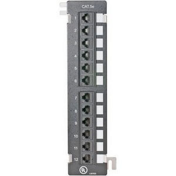 310-320 STEREN 12 PORT MINI CAT5 PATCH PANEL - Walmart.com