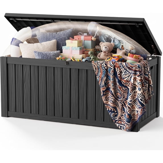 310 Gallon Deck Boxes Outdoor Waterproof Large Outside Storage Box ...