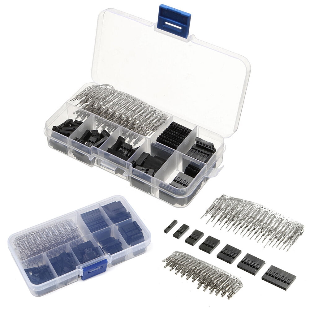 MIPCASE 310 Pcs Electrical Crimp Connector Kit Silver Rectangular for ...