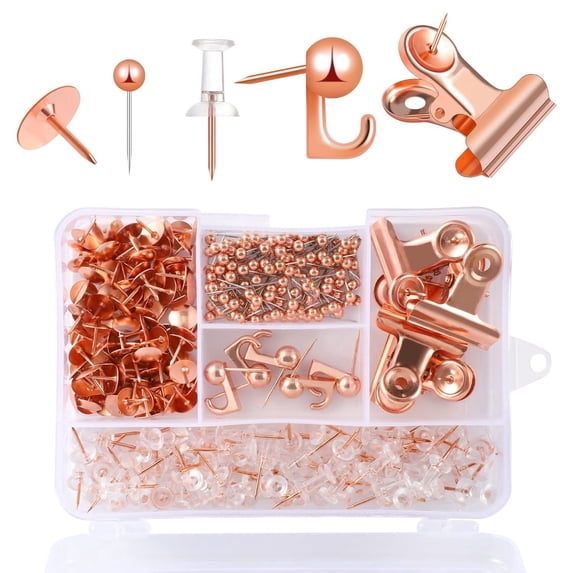 310 Pack Multi-style Push Pins Set, Decorative Thumb Tacks with Hooks ...