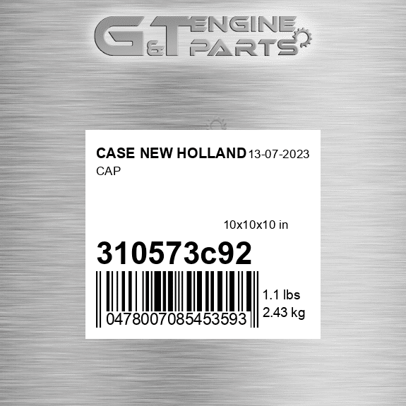 310573C92 CAP fits CASE NEW HOLLAND (New OEM) - Walmart.com