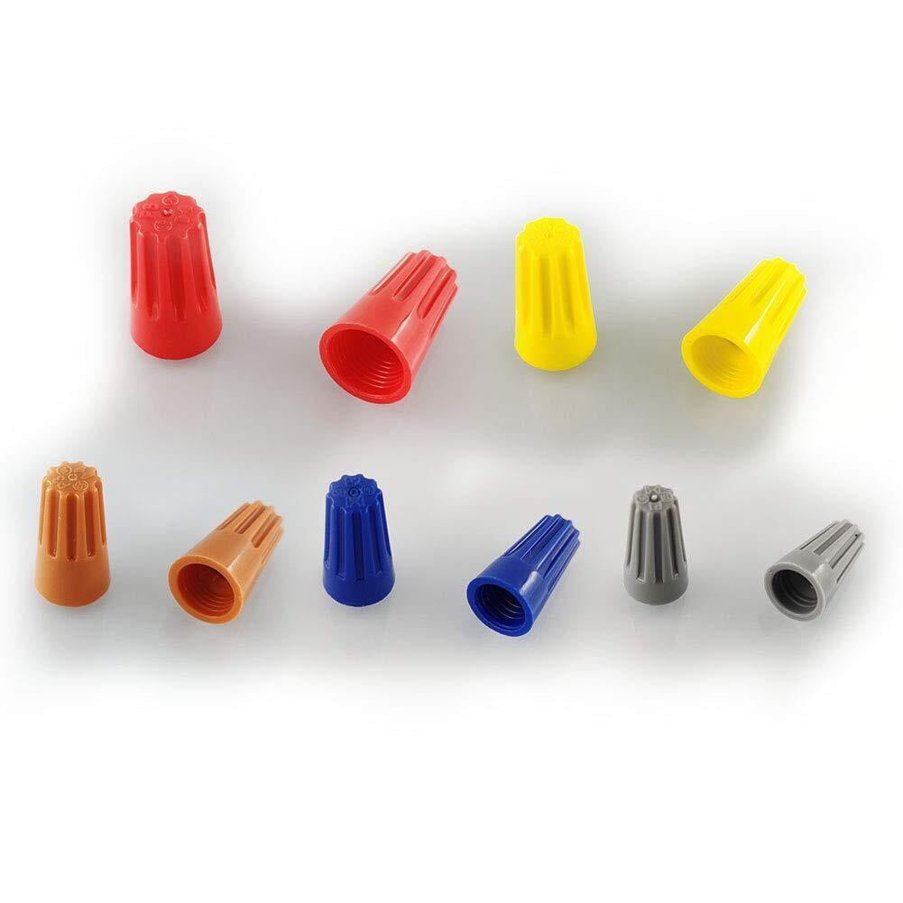 310PCS Electrical Wire Cap Connectors Nuts Kit Screw on Terminals ...