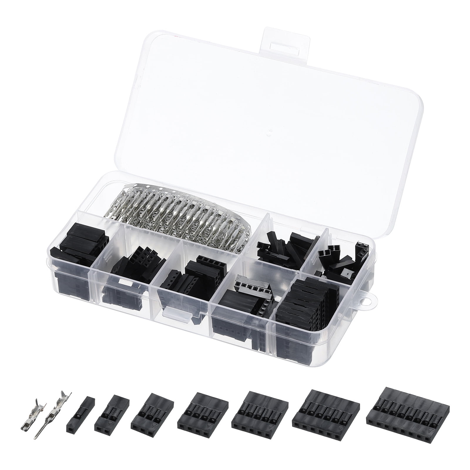 310Pcs Connectors Terminals Male Female Pins Cable Socket Connector ...