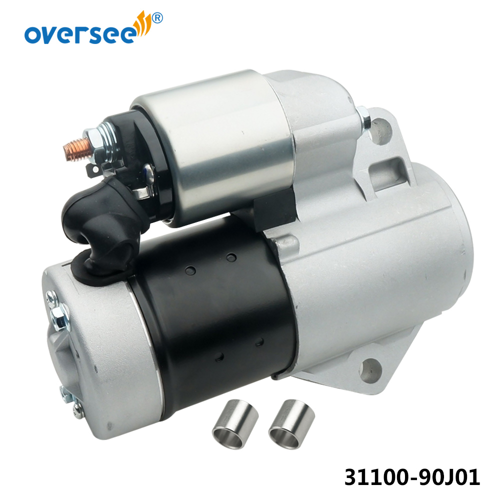 31100-90J01 Starter Motor for Suzuki Outboard Motor 4 Storke DF90 DF100 ...