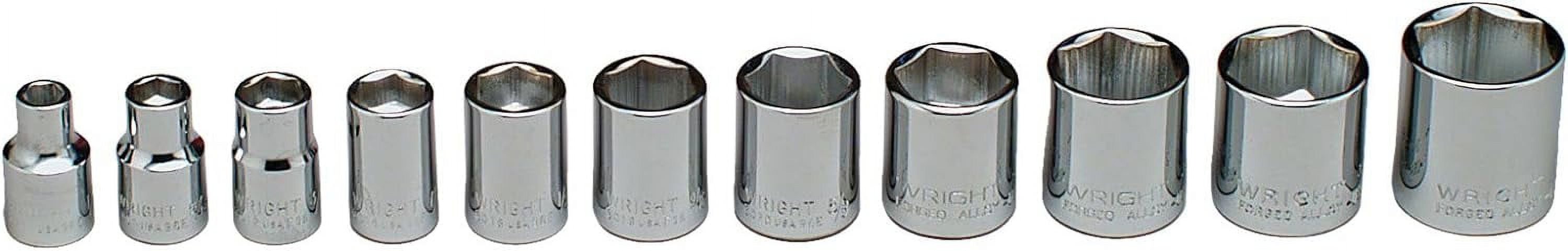 312 3/8" Drive, 6 Point Standard Socket Set, 1/4" - 7/8" (11-Piece ...