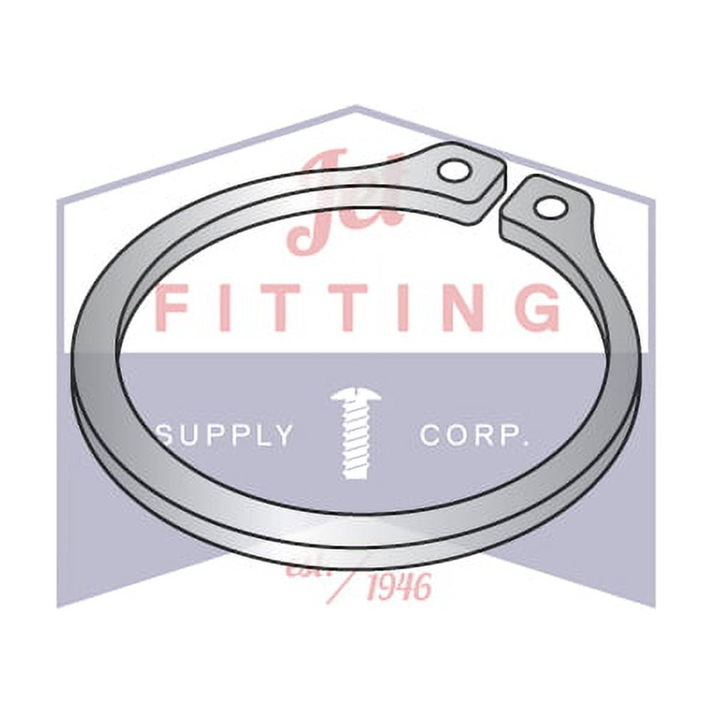.312" External Style Retaining Rings | Stainless Steel (Quantity: 100 ...