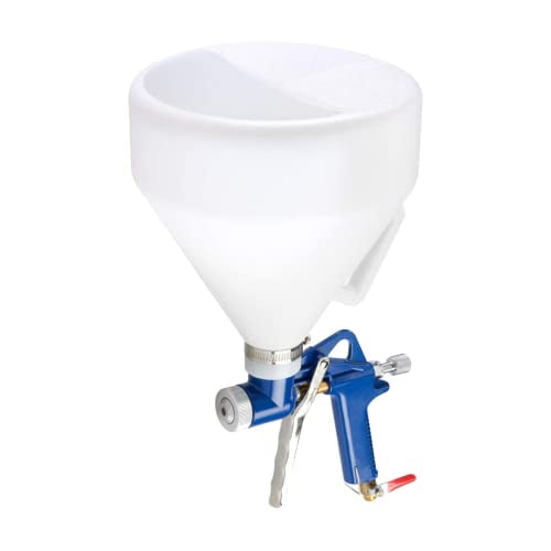 31229 Air Texture Gun with 1.32 Gallon Hopper, 3 Nozzles: 4.0mm, 6.0mm ...
