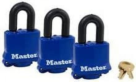 Master Lock 312TRI Outdoor Pack, Weather Resistant Steel Padlocks ...
