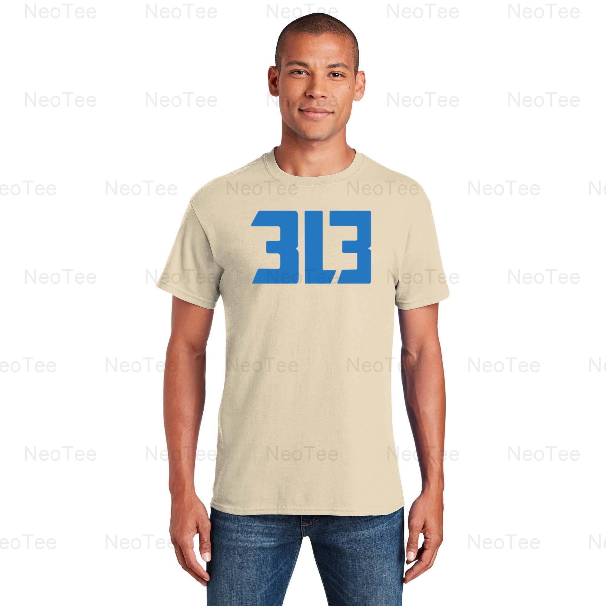 313 Area Code Football Fan Pride Motor City Pride T-Shirt Unisex, up to ...