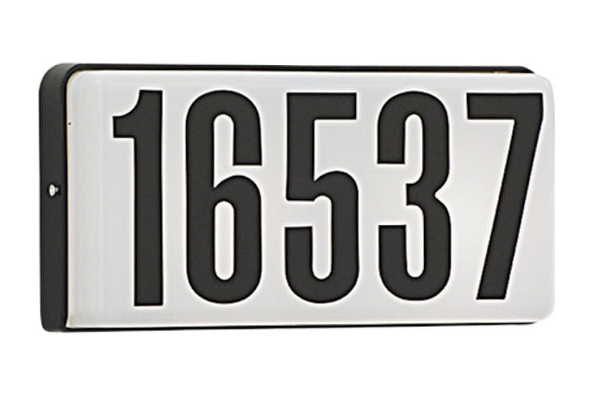 Designers Fountain 31310-BK Low Voltage House Numbers Sign, Black ...