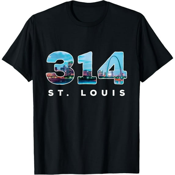 314 STL Pride St. Louis Area Code T-Shirt T-ShirtMen's and women's gift ...