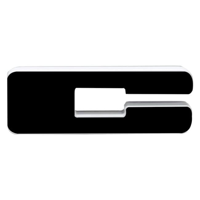 3141C001 Matte Black LED Illuminated Letter Badge - Walmart.com