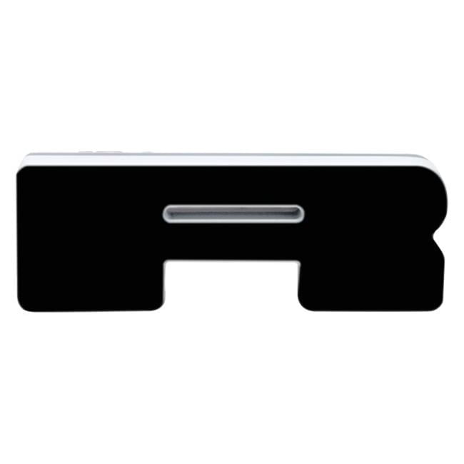 3141R001 LED Illuminated Letter Badge, Matte Black - Walmart.com