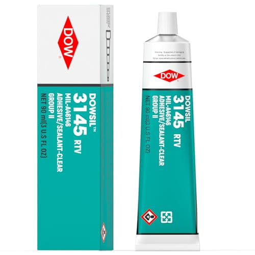 3145 RTV 90ml 3oz Clear Adhesive Sealant Mil-A-46146 Electrical Battery ...