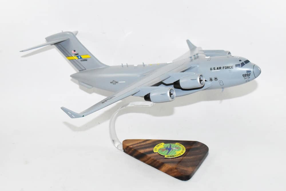 315 AMXS C-17 Globemaster Model, 1/116th Scale, Mahogany, Cargo ...