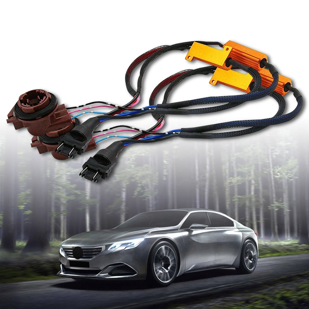 3157 Front LED Turn Signal Load Resistor Adapter Anti Hyper Flash Error ...