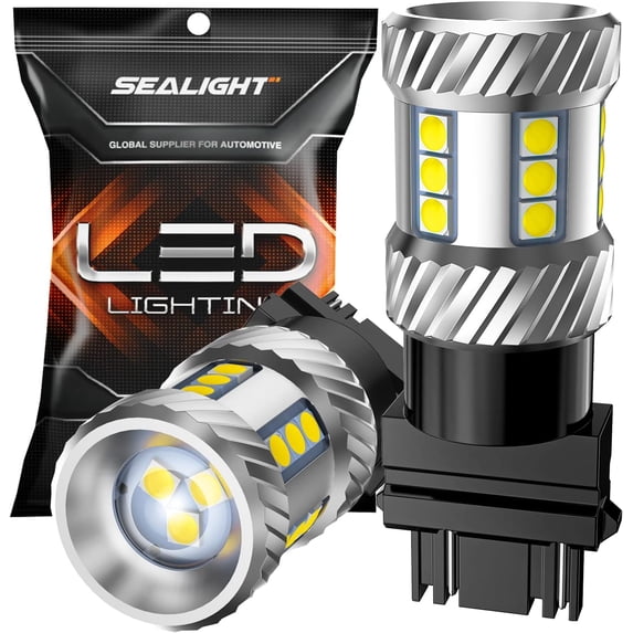 3157 LED Bulb Reverse Light, Brake Bulbs 600% Brighter 6000K 1800LM ...