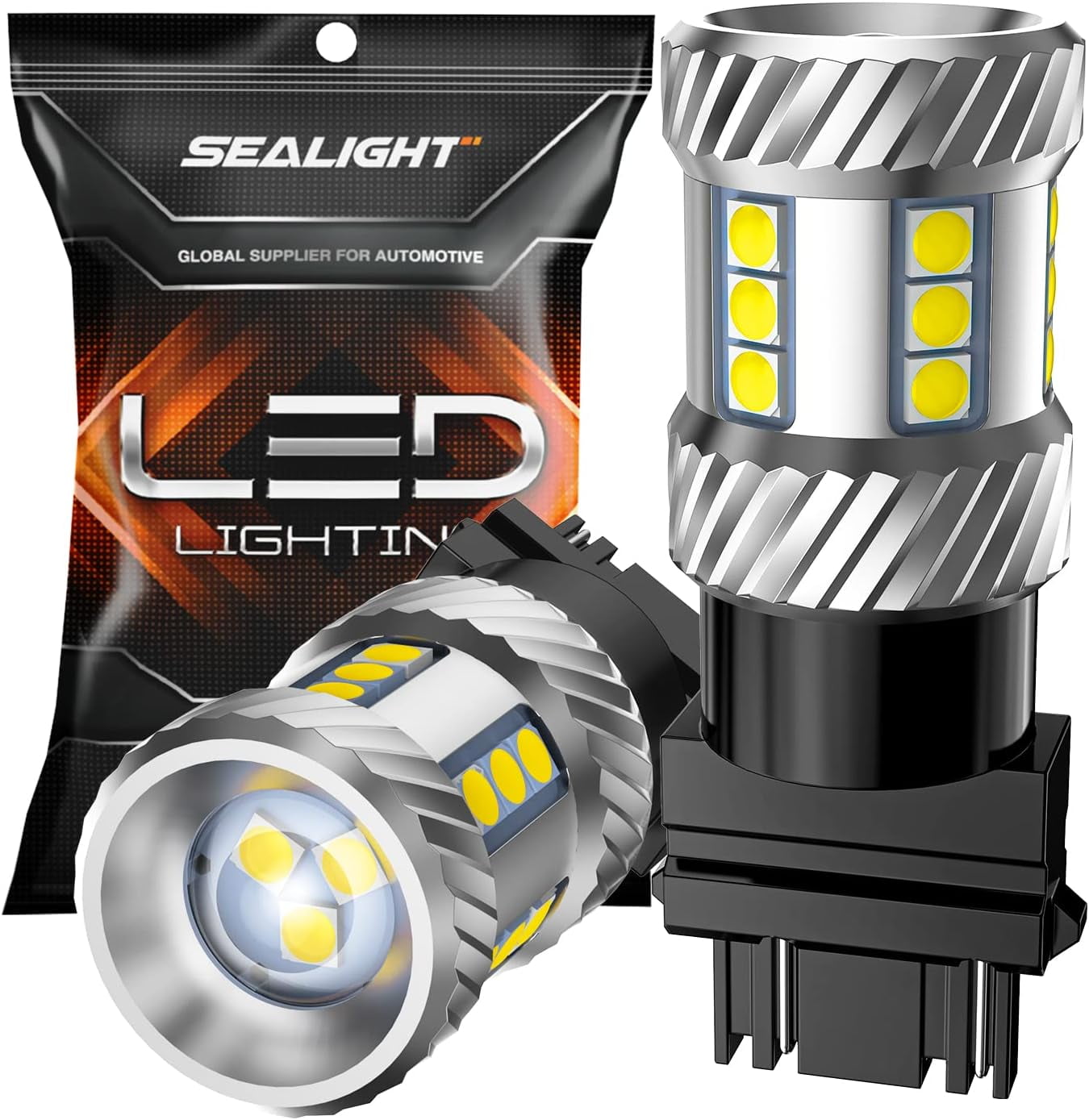 3157 LED Bulb Reverse Ligt, Brake Bulbs 600% Brigter 6000K 1800LM Super ...