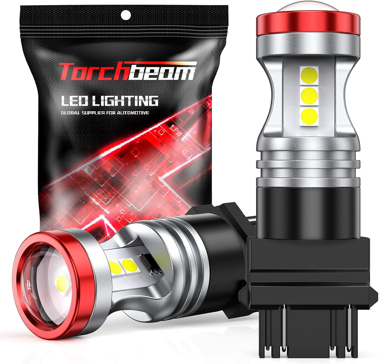3157 LED Light Bulbs 3600 Lumens with Projector Error-free For Reverse ...